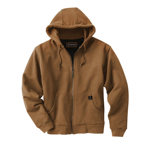 fleece lined hooded jacket